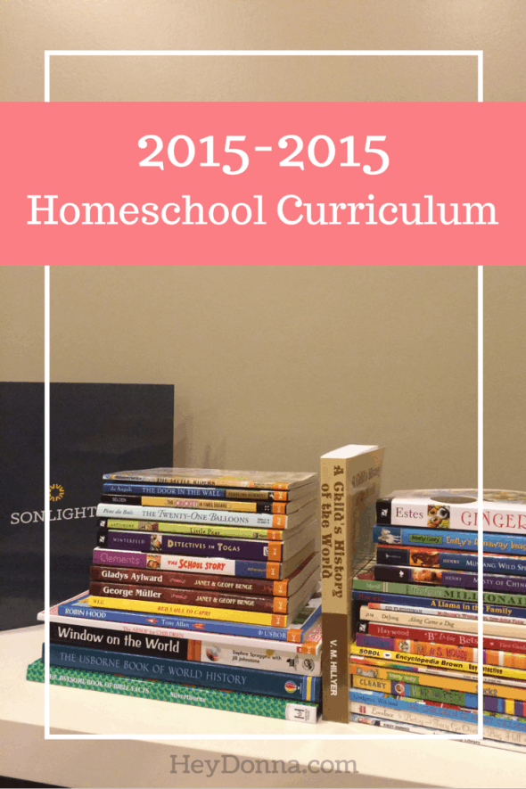 Our 2015 2016 Homeschool Curriculum For 2nd And 4th Grade Hey Donna